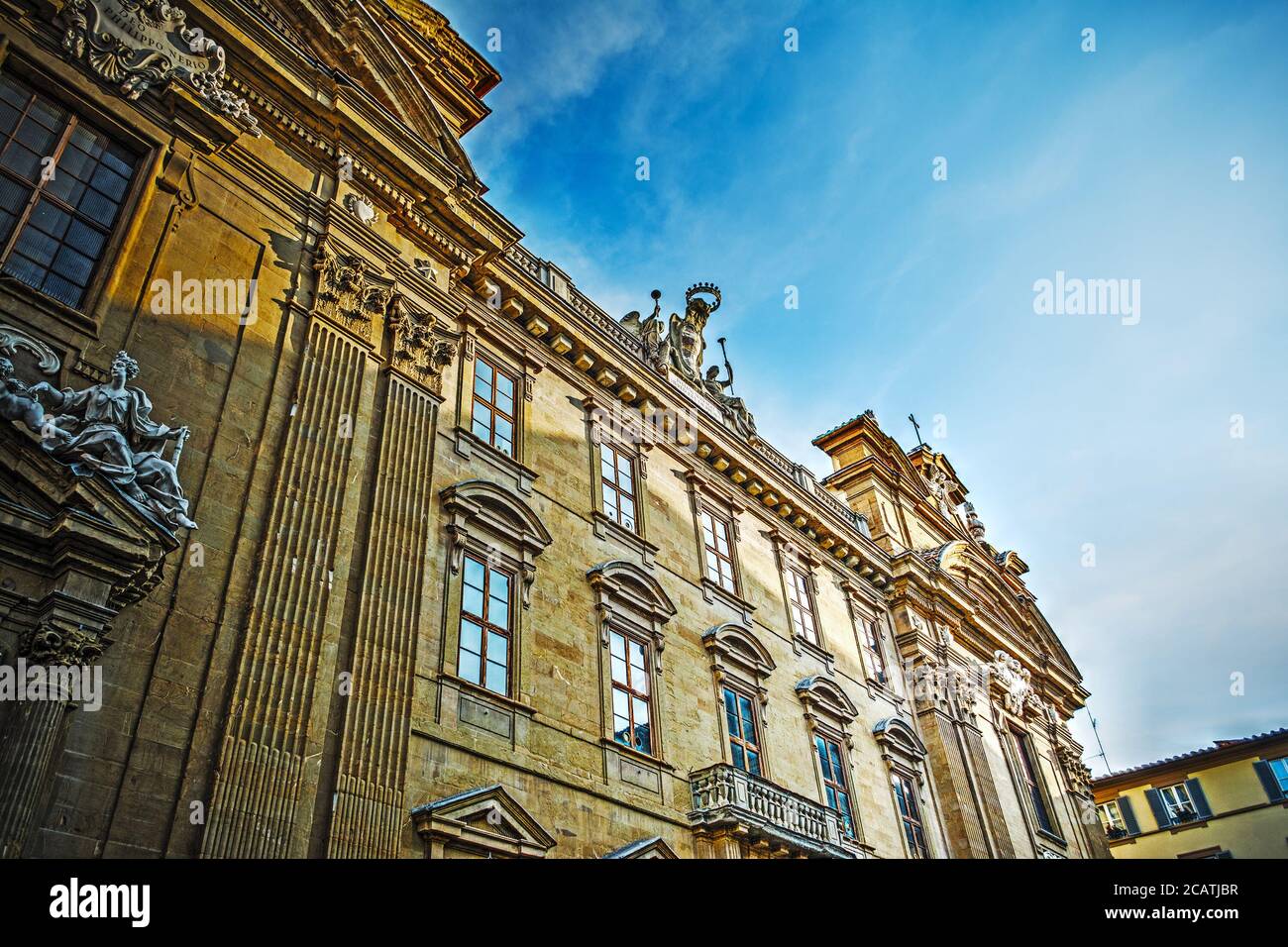 San Firenze building on a clear day, Florence Stock Photo - Alamy