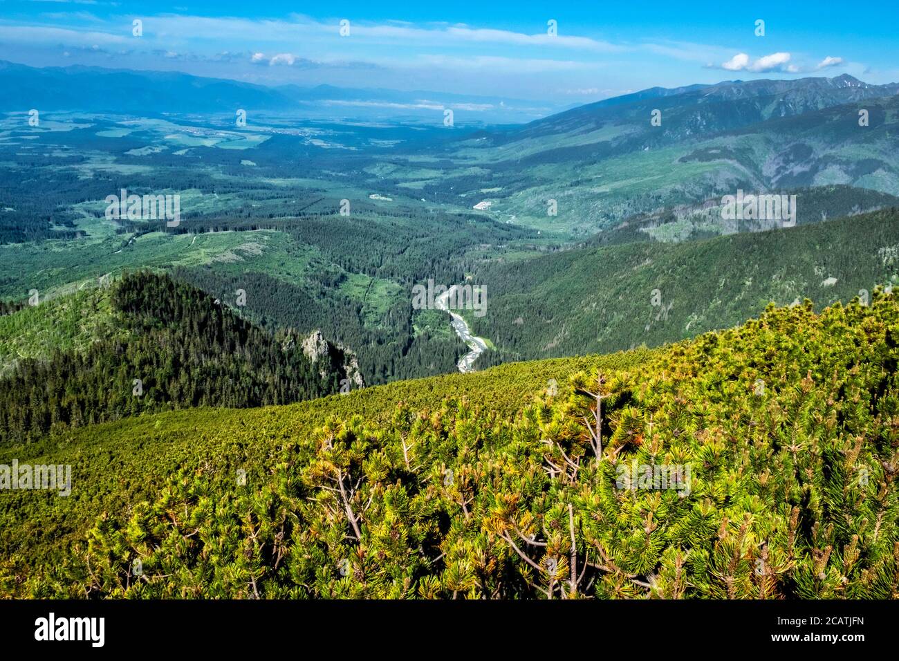 Natural landscape from High Tatras mountains, Slovak republic. Hiking ...