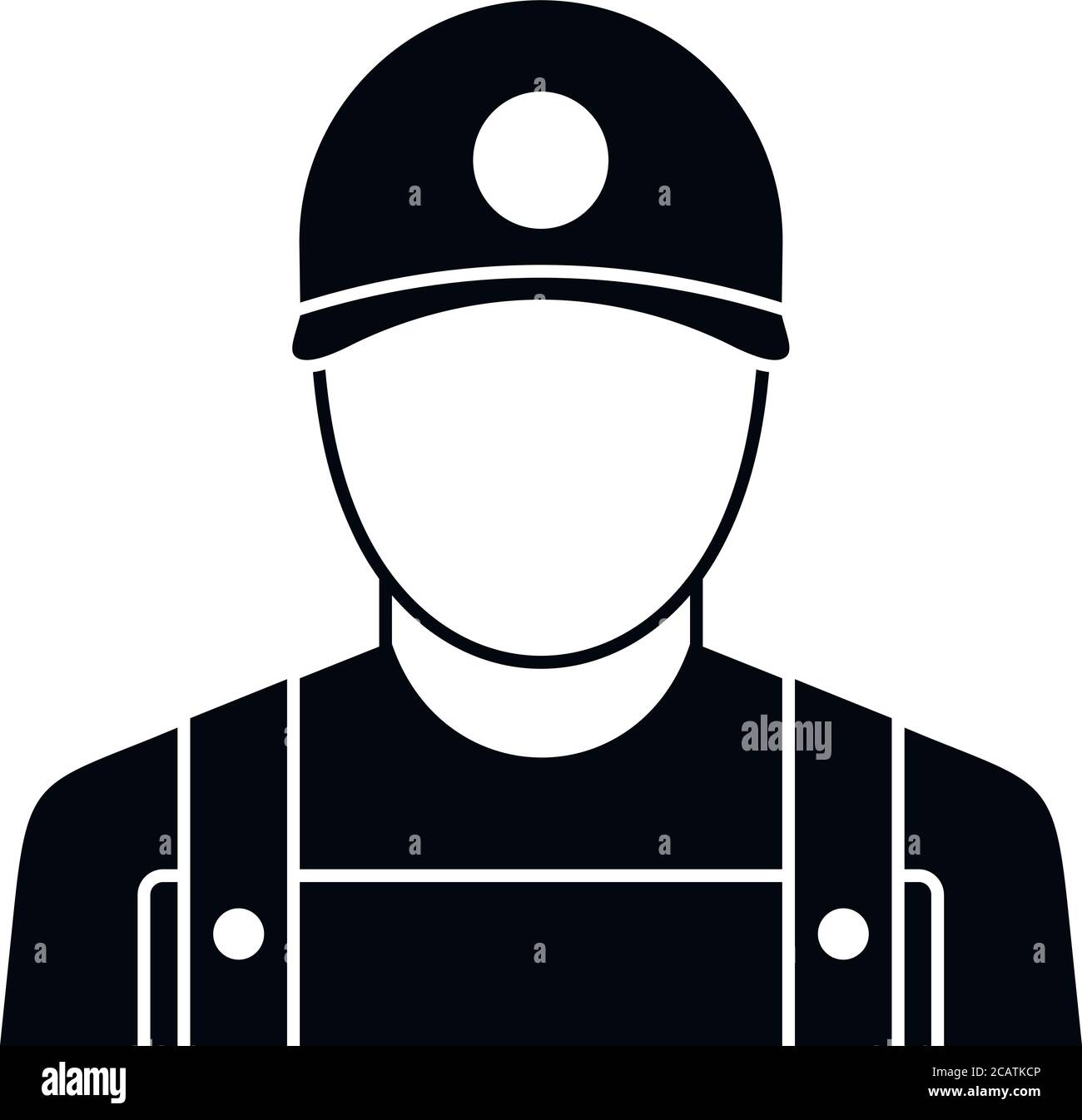 Window installation worker icon. Simple illustration of window ...