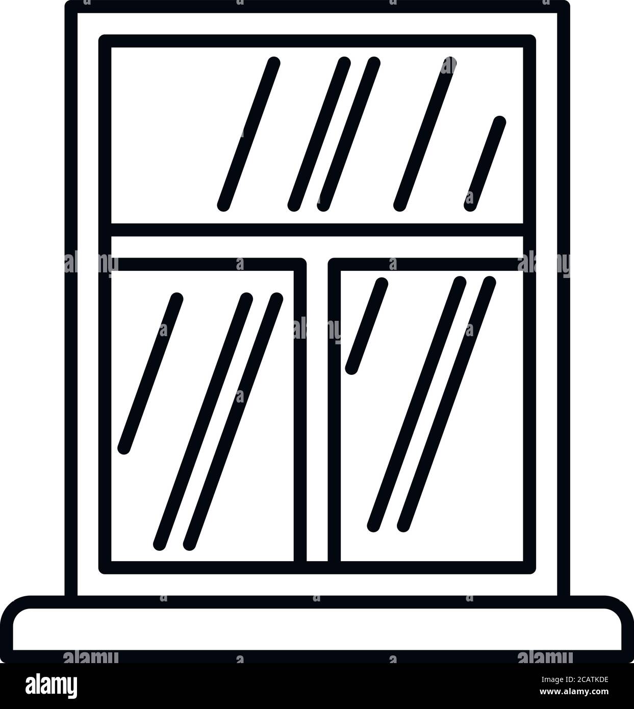 Shiny new window icon. Outline shiny new window vector icon for web ...