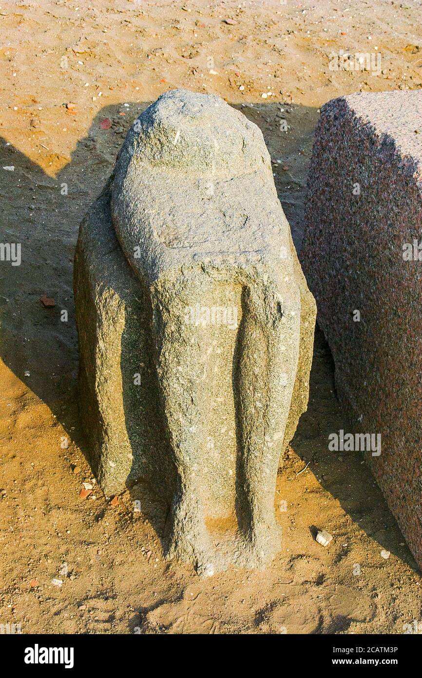 Egypt, Nile Delta, Tanis, the temple of Mut and Khonsu, previously ...
