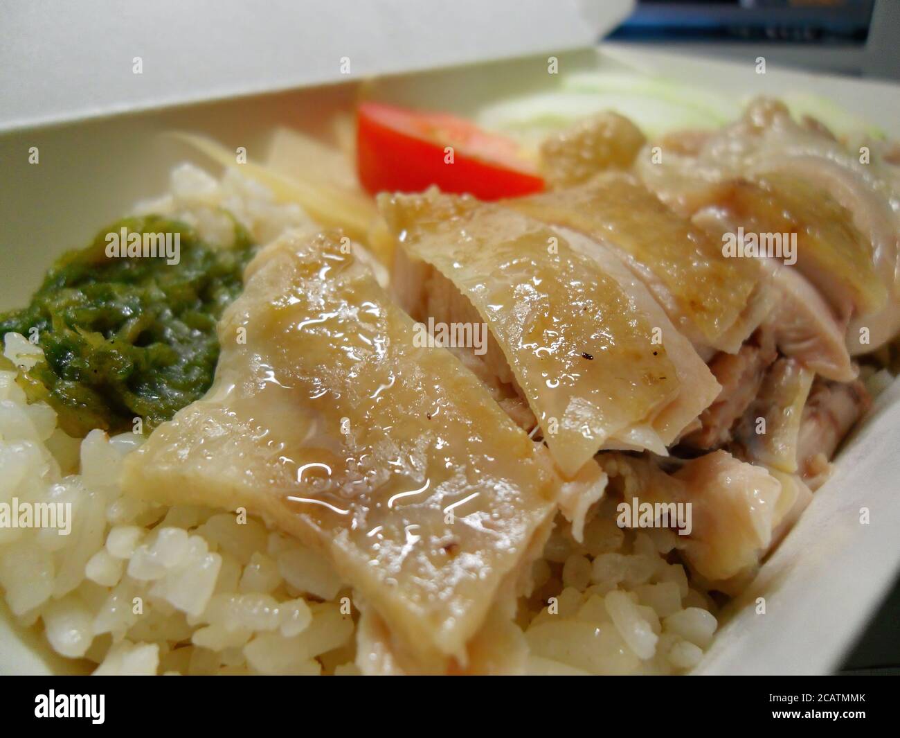 White cut chicken rice hi-res stock photography and images - Alamy