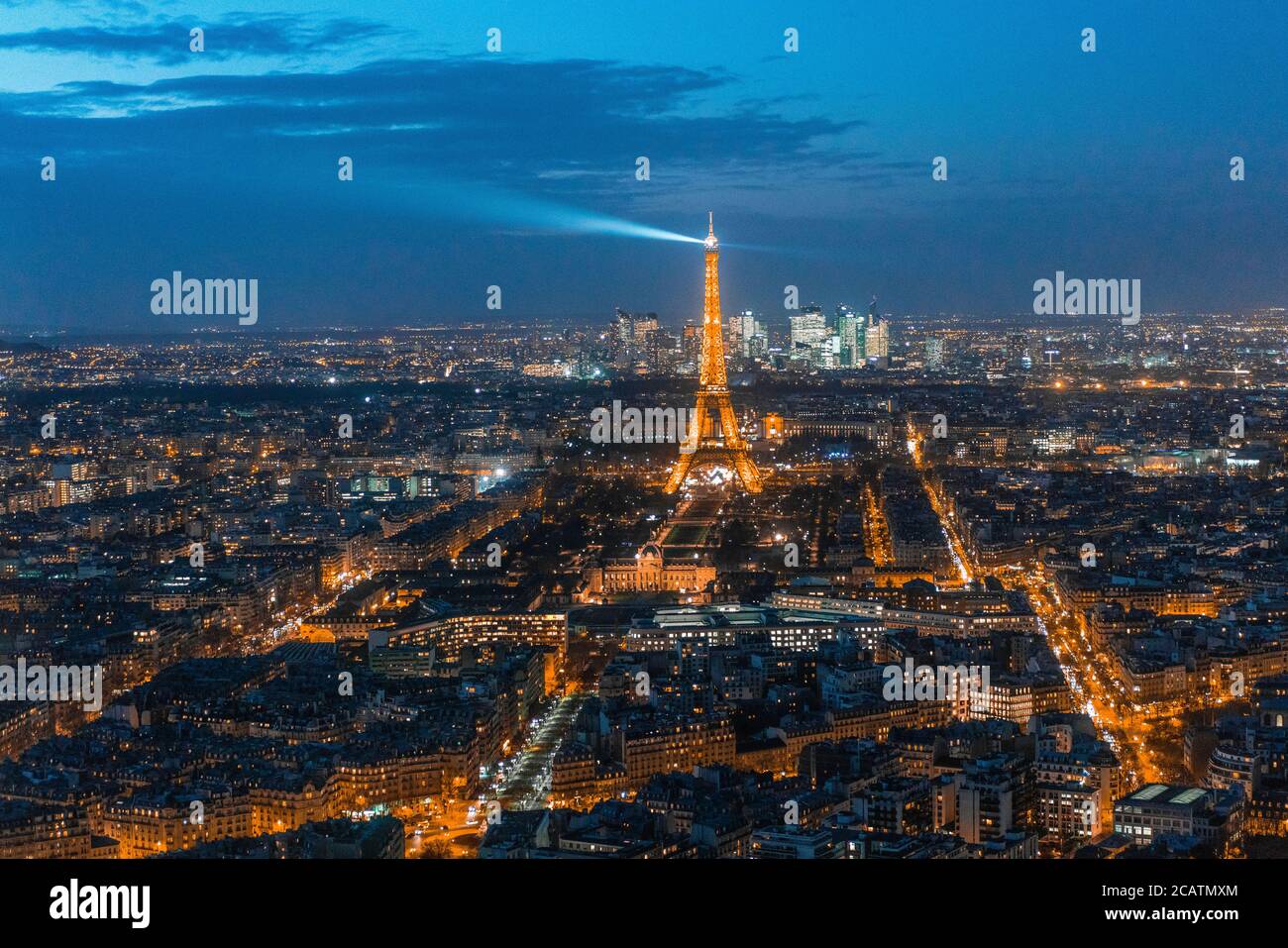 Paris france city skyline downtown hi-res stock photography and images ...