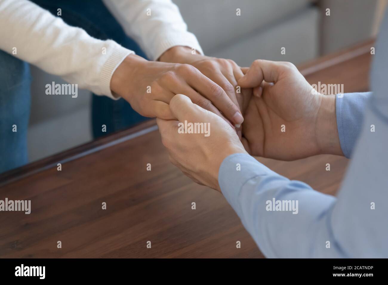 Loving affectionate couple enjoying sincere conversation Stock Photo ...