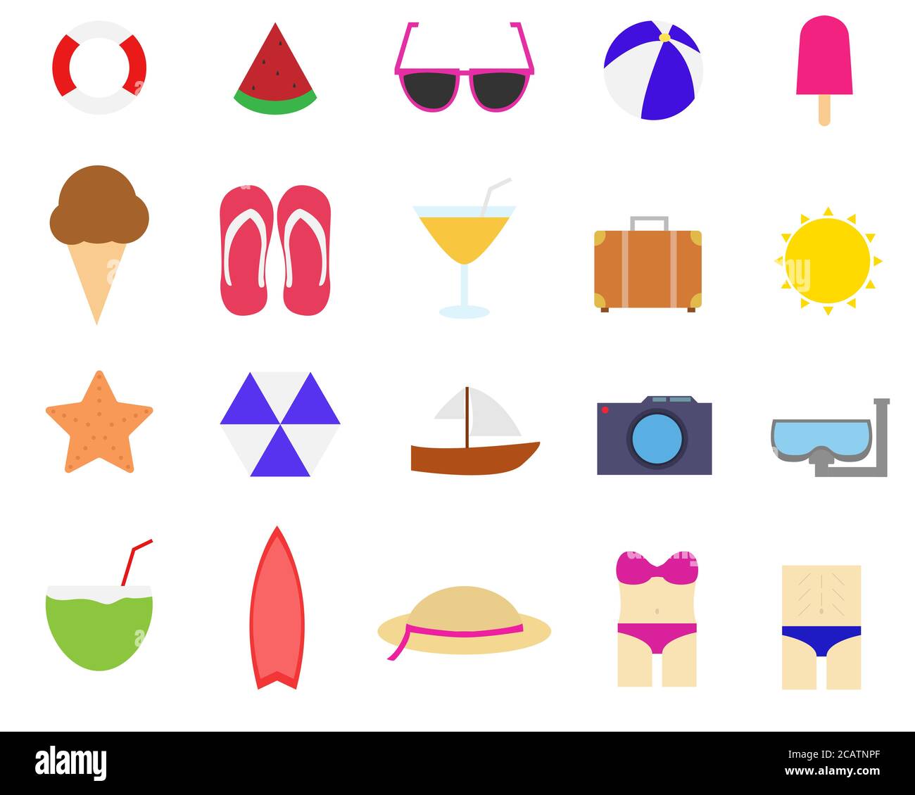 Summer holiday camera icon Stock Vector Images - Alamy