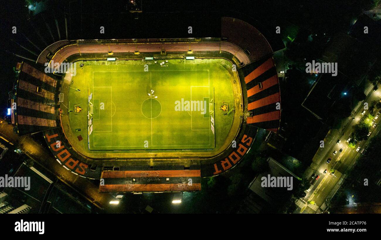 8th August 2020; Ilha do Retiro Stadium, Recife, Pernambuco, Brazil ...