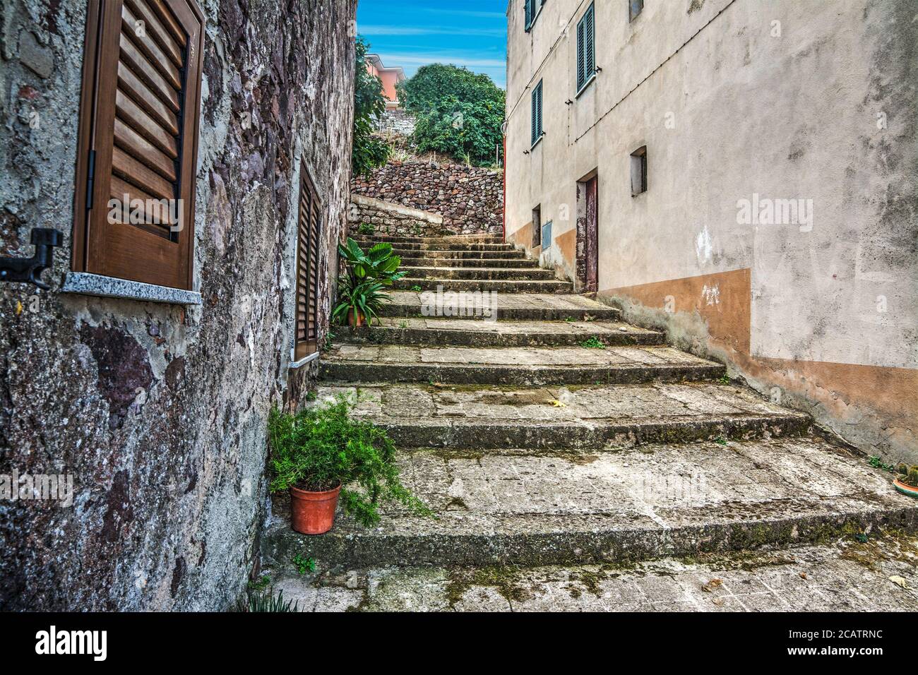 rustic stairs in Sardinia, Italy Stock Photo - Alamy