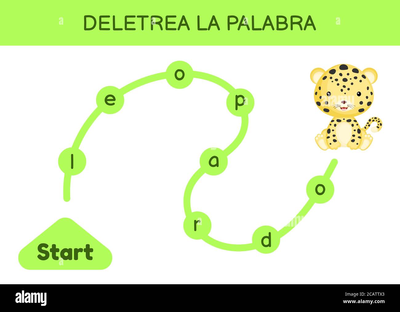 Deletrea la palabra - Spell the word. Maze for kids. Spelling word game ...
