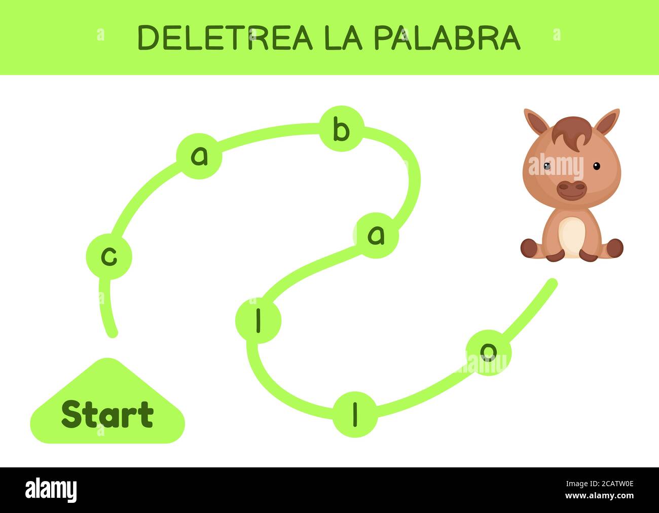 Deletrea la palabra - Spell the word. Maze for kids. Spelling word game ...