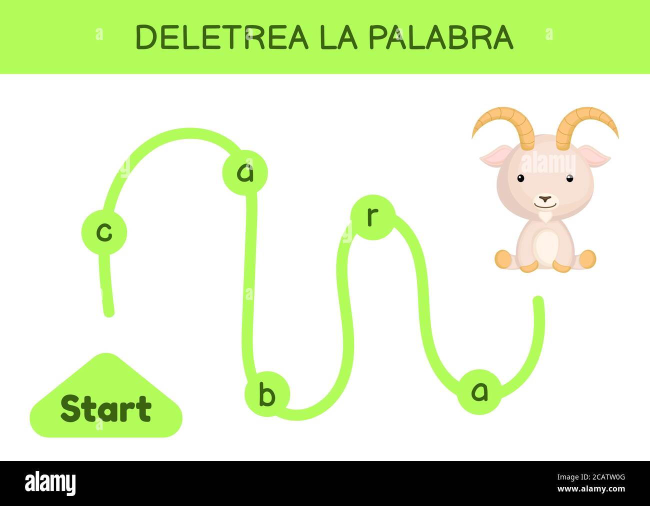 Deletrea la palabra - Spell the word. Maze for kids. Spelling word game ...