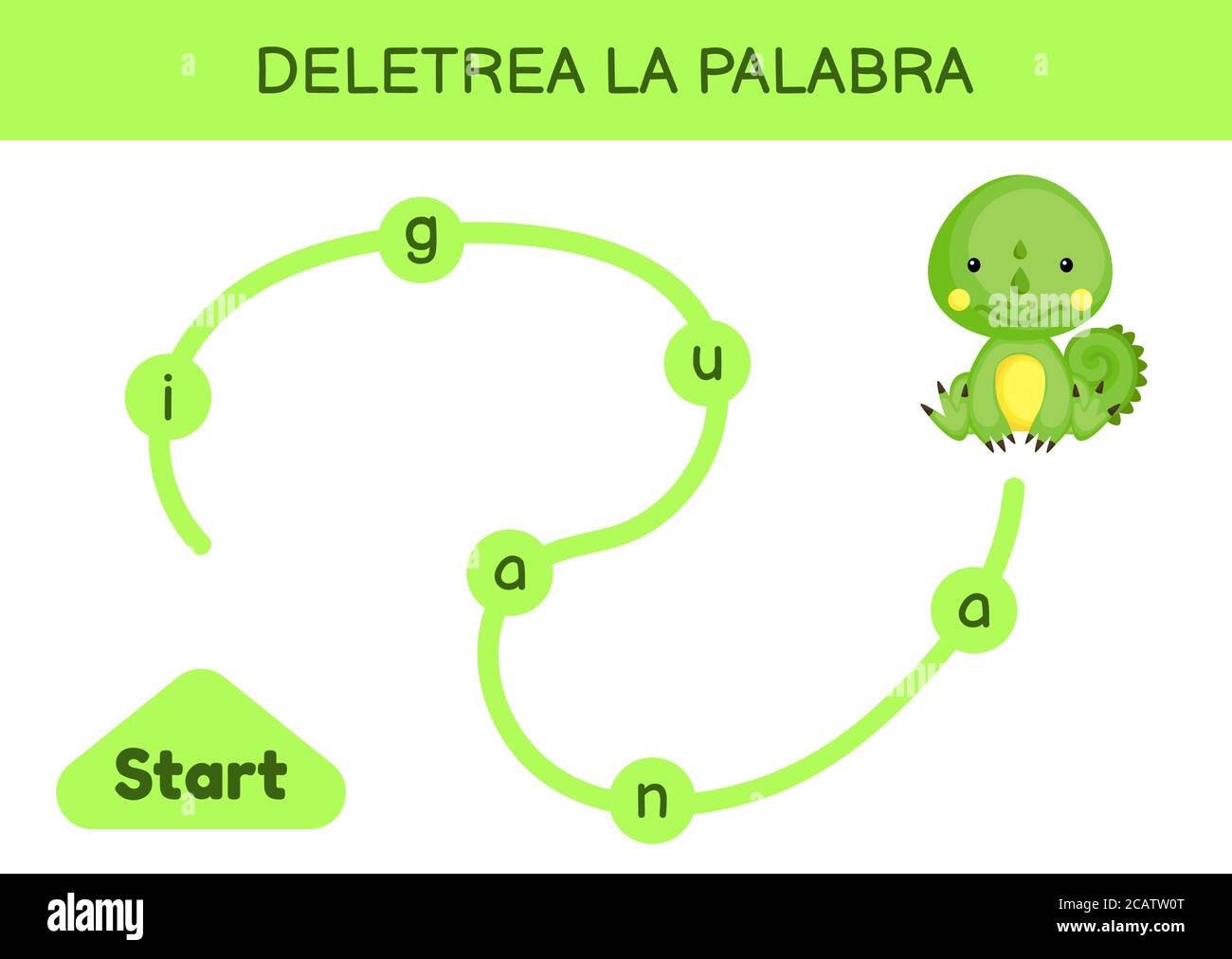 Deletrea la palabra - Spell the word. Maze for kids. Spelling word game ...
