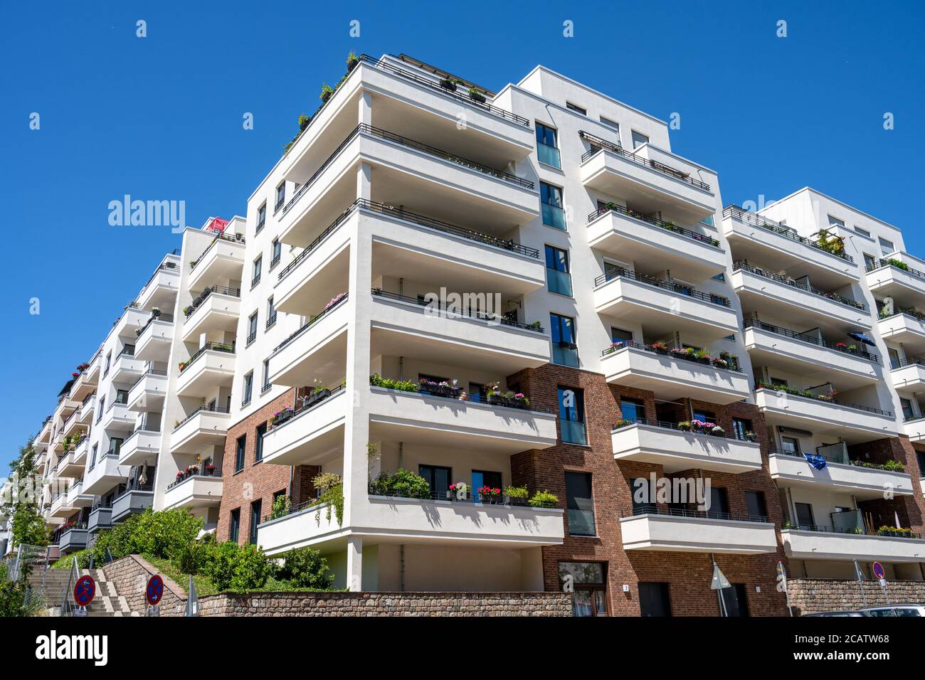 Modern apartment buildings seen in Berlin, Germany Stock Photo - Alamy
