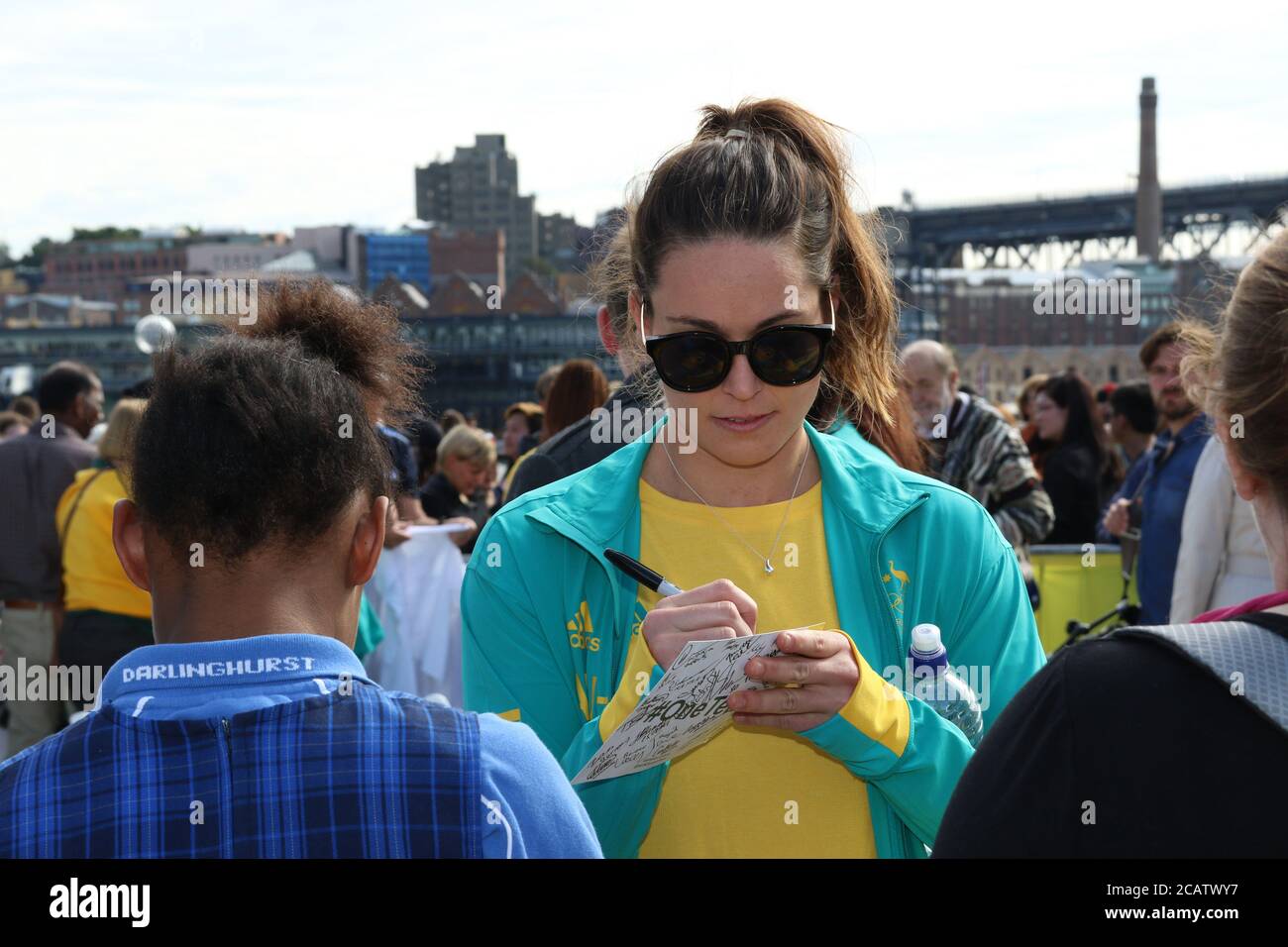 Australian Olympic team welcomed home at the Sydney Opera House after ...