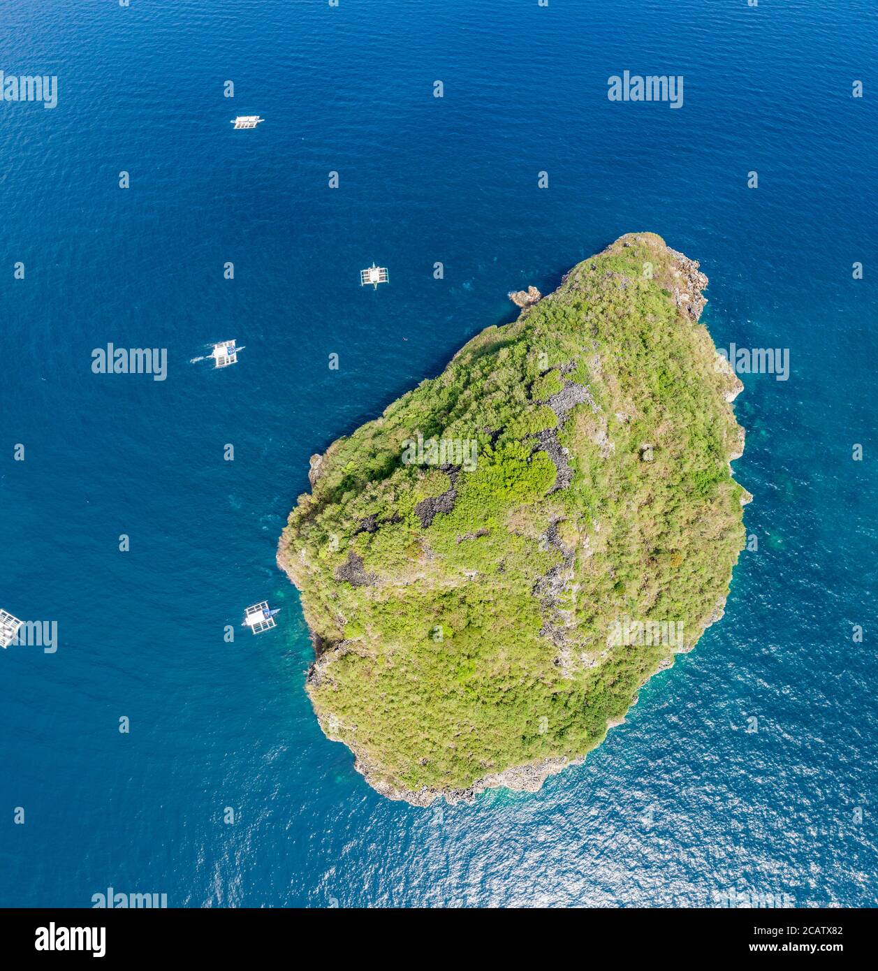Looking small islands from drone hi-res stock photography and images ...