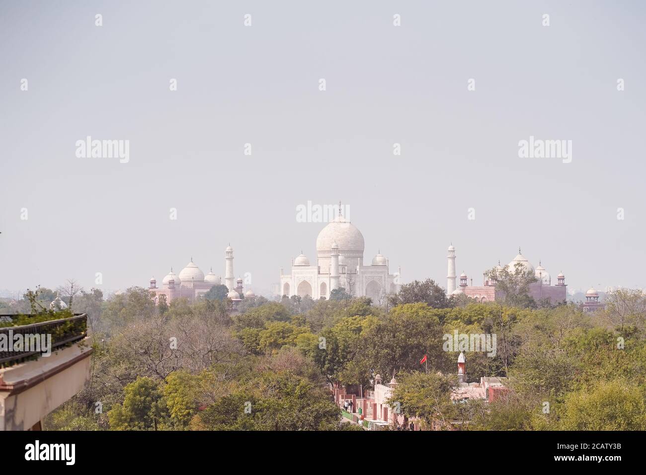 Taj Mahal, Agra / India - February 23, 2020: nice landscape image of ...