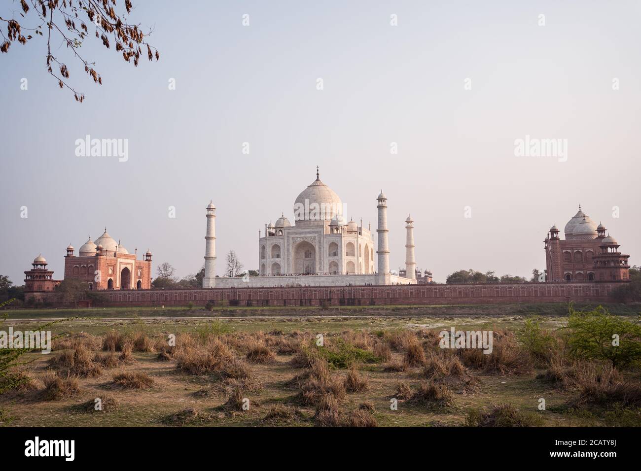 Taj Mahal, Agra / India - February 23, 2020: nice landscape image of ...