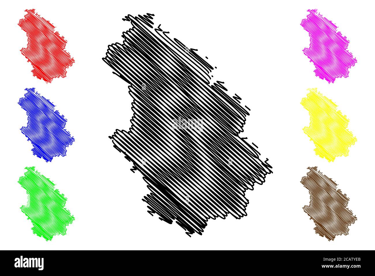 Haute-Marne Department (France, French Republic, Grand Est region) map ...