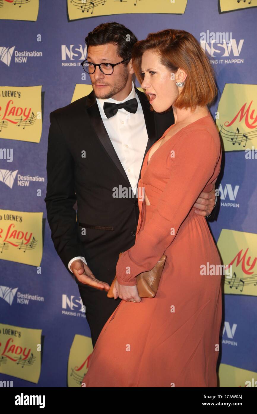 Rob Mills and his girlfriend Ellen Simpson arrive on the red carpet for ...