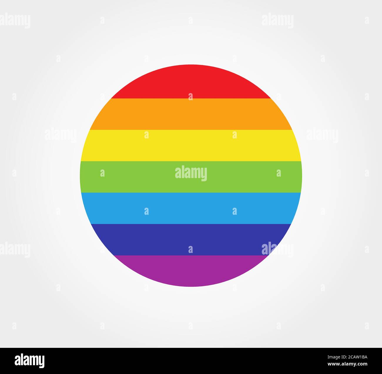 Circle rainbow symbolic icon. Vector illustration Stock Vector Image ...