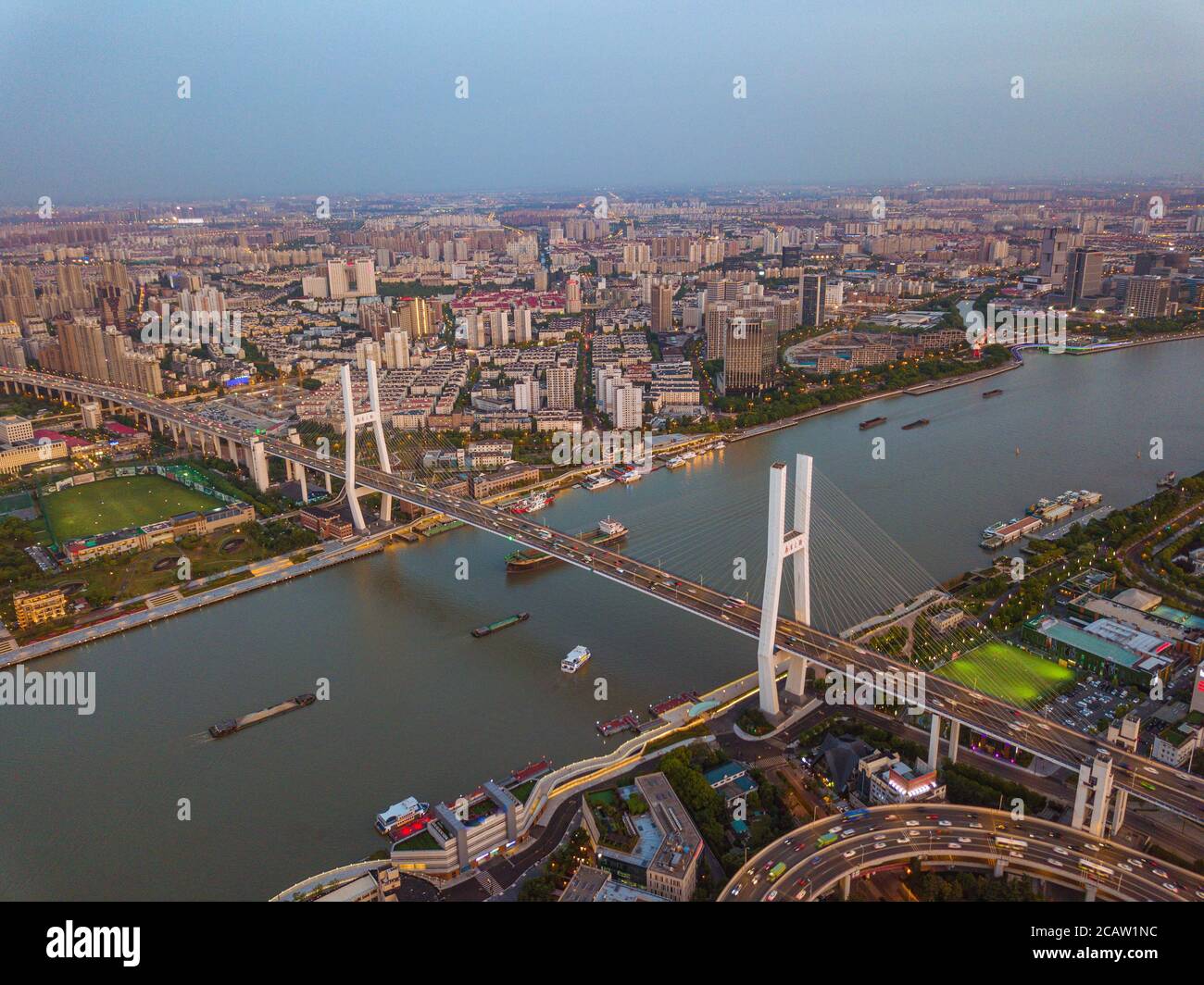 Spiral night shanghai china hi-res stock photography and images - Alamy