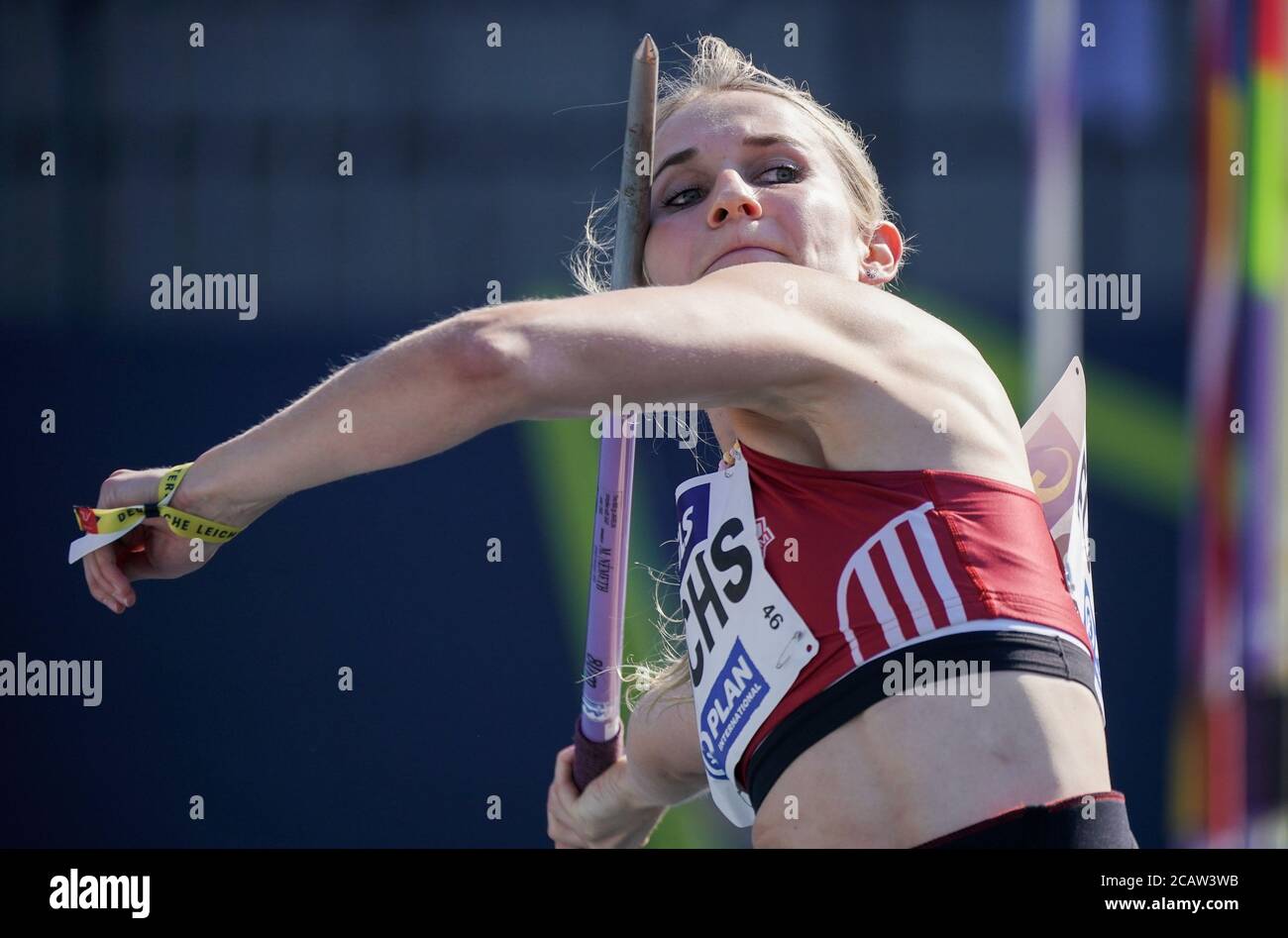 Brunswick, Germany. 08th Aug, 2020. Athletics, German championship, DM ...