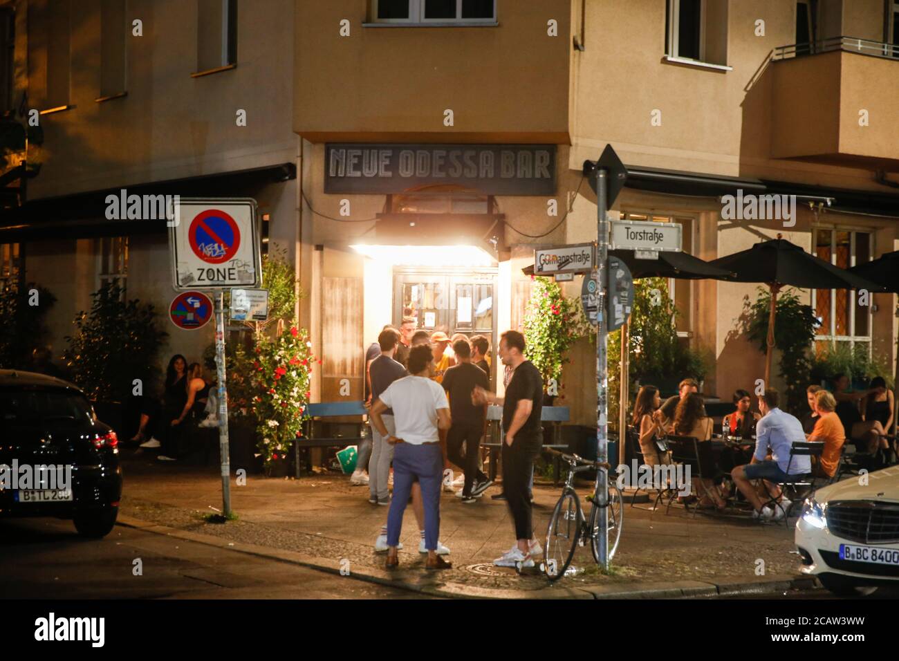 Berlin, Germany. 08th Aug, 2020. Exterior view of the New Odessa Bar in ...