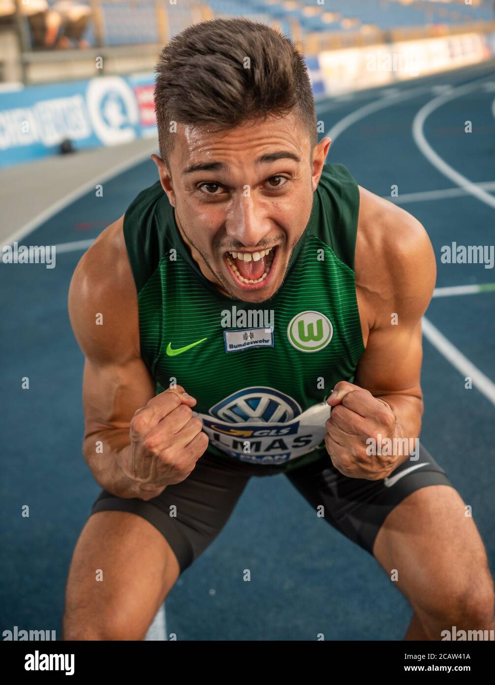 Brunswick, Germany. 08th Aug, 2020. Athletics, German Championship, DM ...