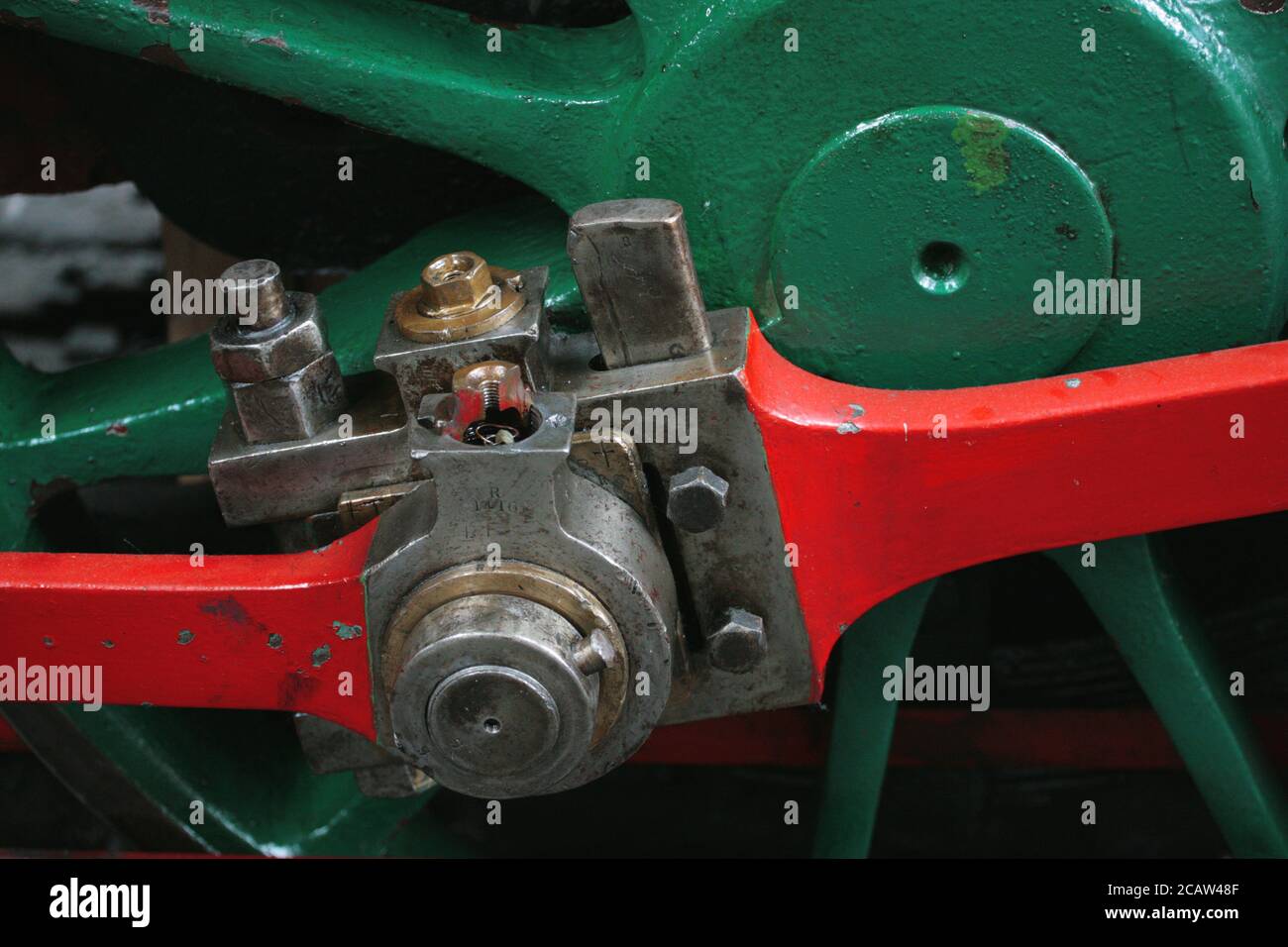 Steam engine detail in the Power Hall, Museum of Science and Industry ...