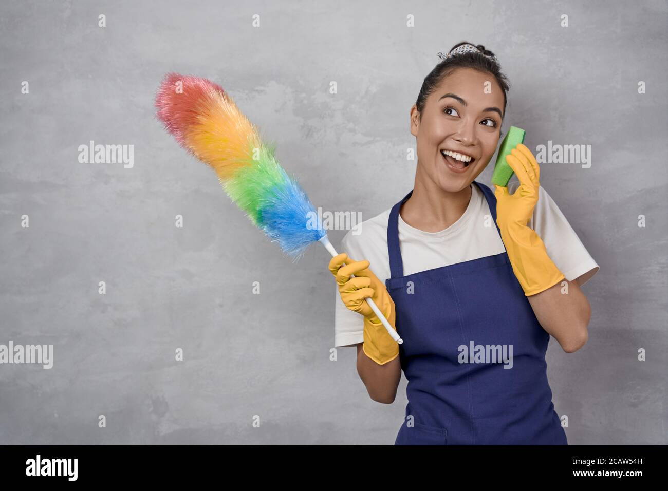 Mobile maid hi-res stock photography and images - Alamy