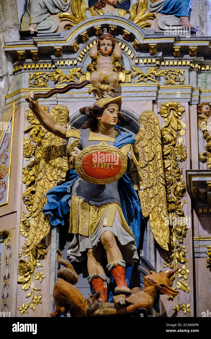 France, Finistere (29), the parish enclosure of Lampaul-Guimiliau, the ...