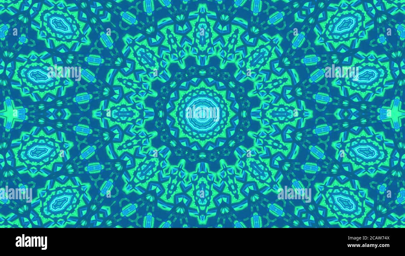 3D rendering of trippy cool circular illustration for background or ...