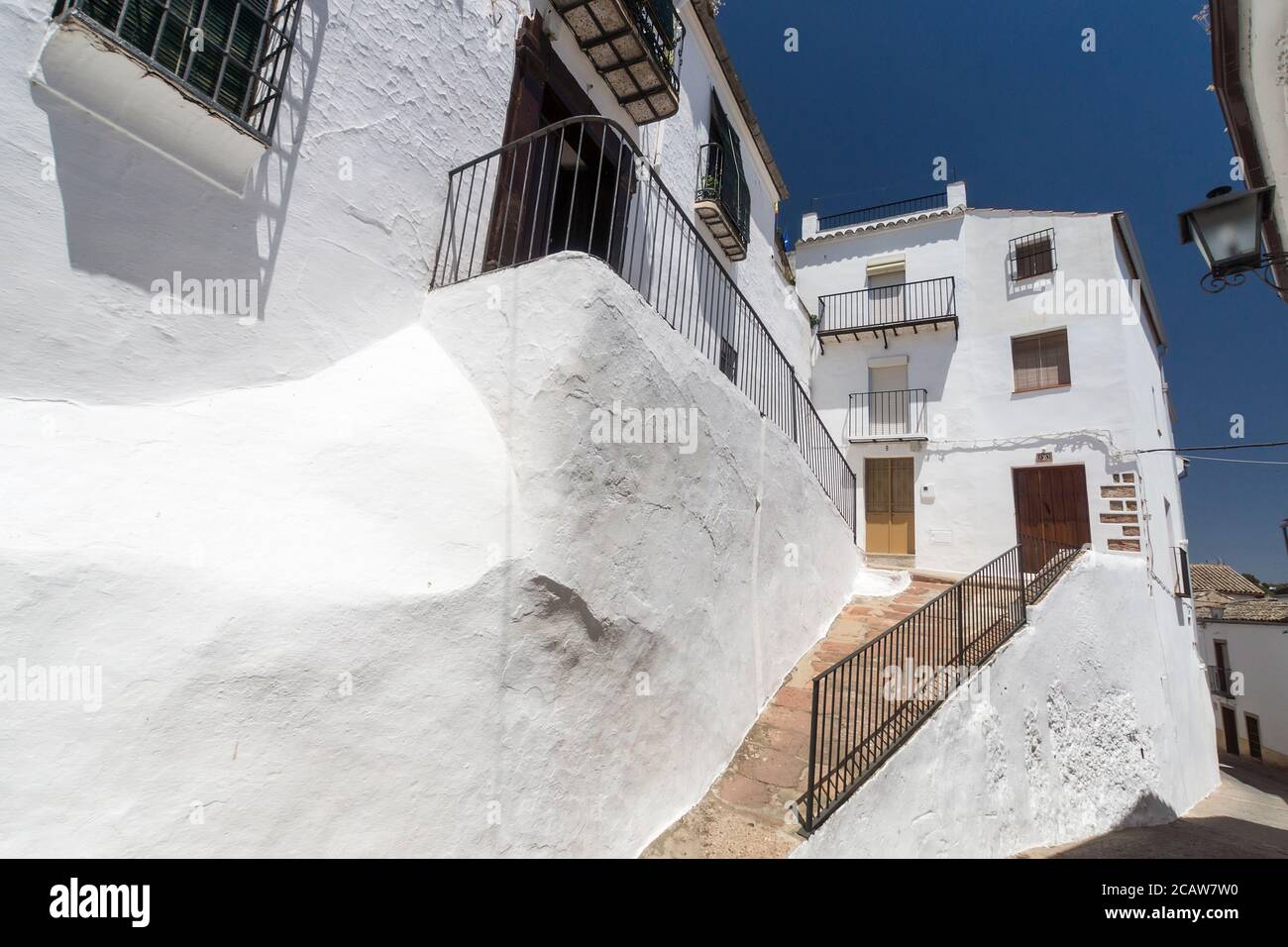 typical streets of the city of Montoro, Cordoba. Andalusia, Spain Stock ...