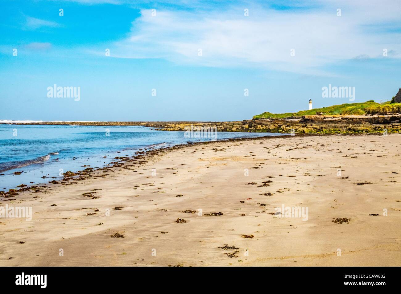 Beach view in a park in rural area of Edinburgh, Scotland Stock Photo ...