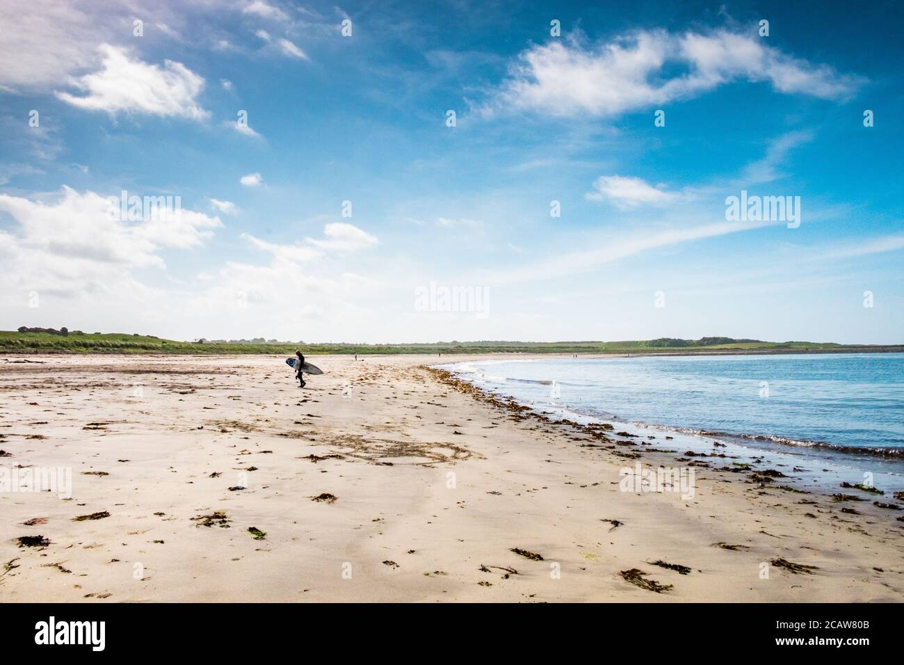 Beach view in a park in rural area of Edinburgh, Scotland Stock Photo ...