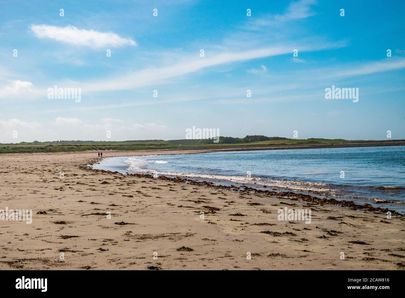 Beach view in a park in rural area of Edinburgh, Scotland Stock Photo ...