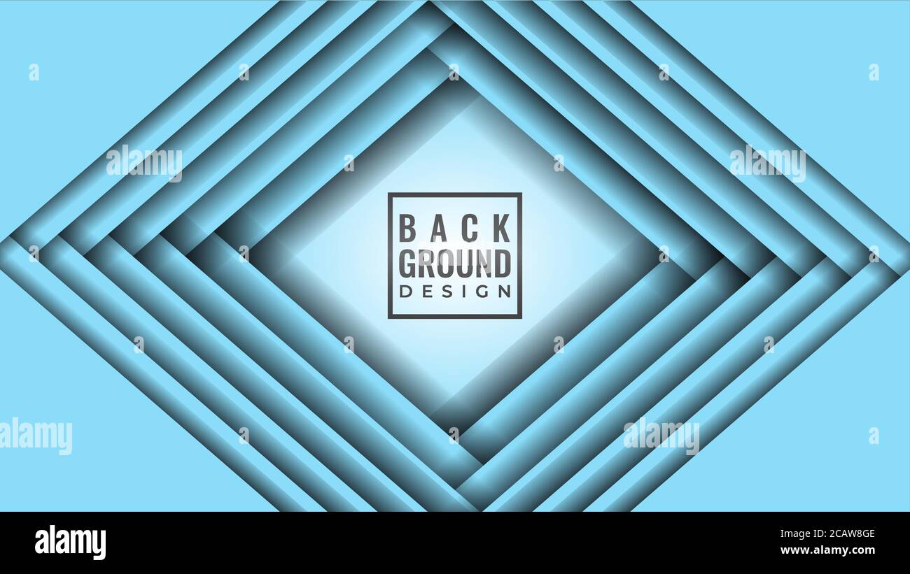 Layered Square Shape Vector Illustration. Abstract Background Design ...