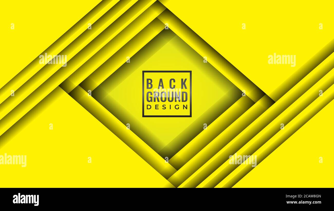 Layered Square Shape With Diagonal Stripes Vector Illustration ...