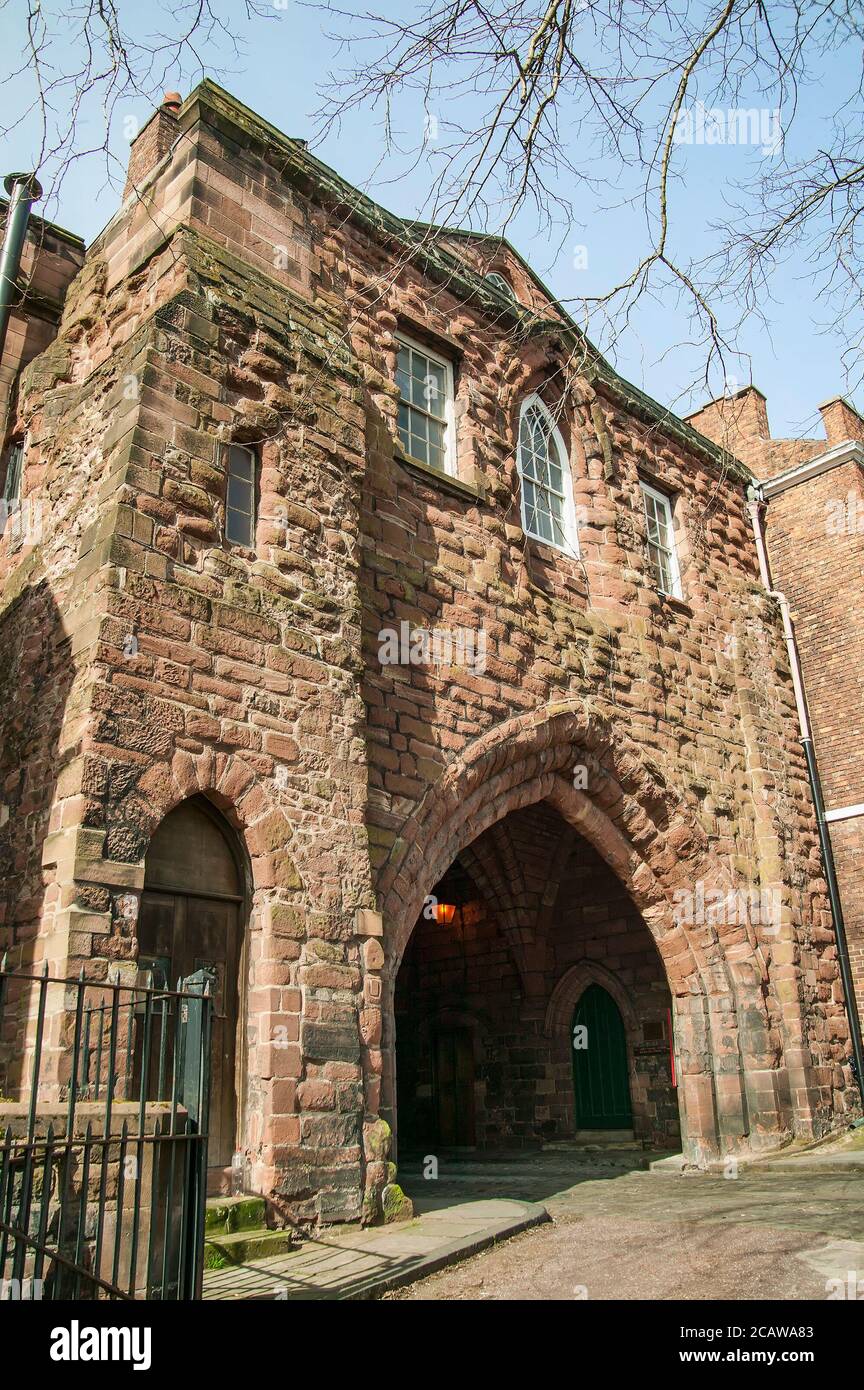 The Abbey Gateway Chester Cheshire England UK built as a gatehouse ...