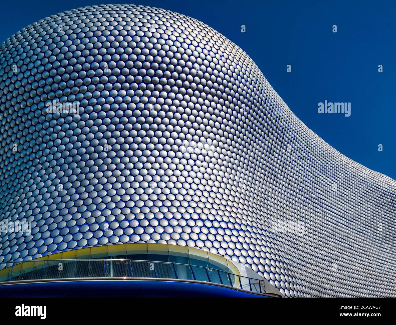 Birmingham, UK, April 29, 2009 : Futuristic modern building roof ...
