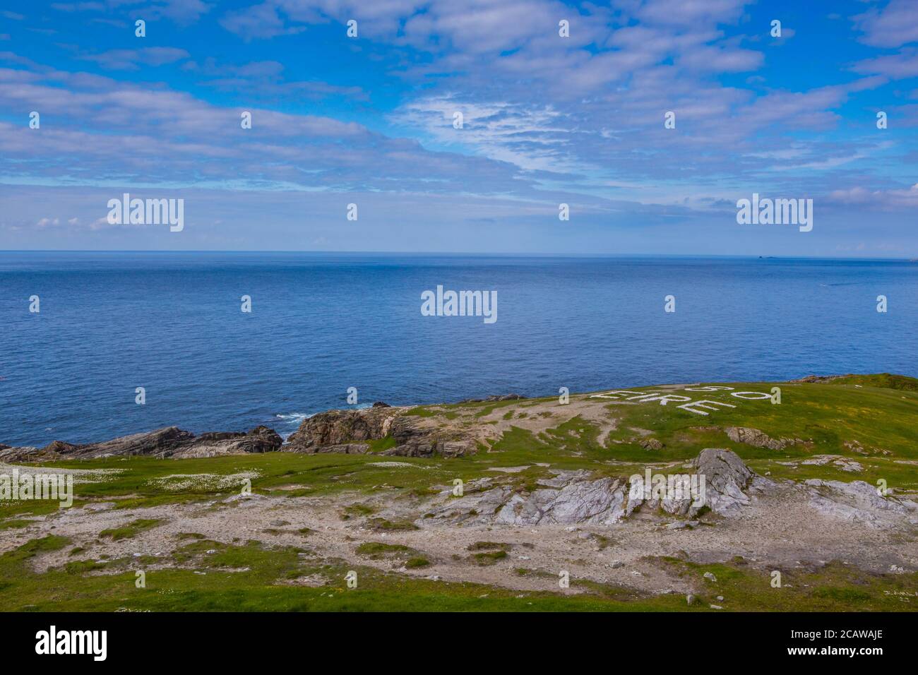 The coastal view of Malin Head, in Ireland Stock Photo - Alamy