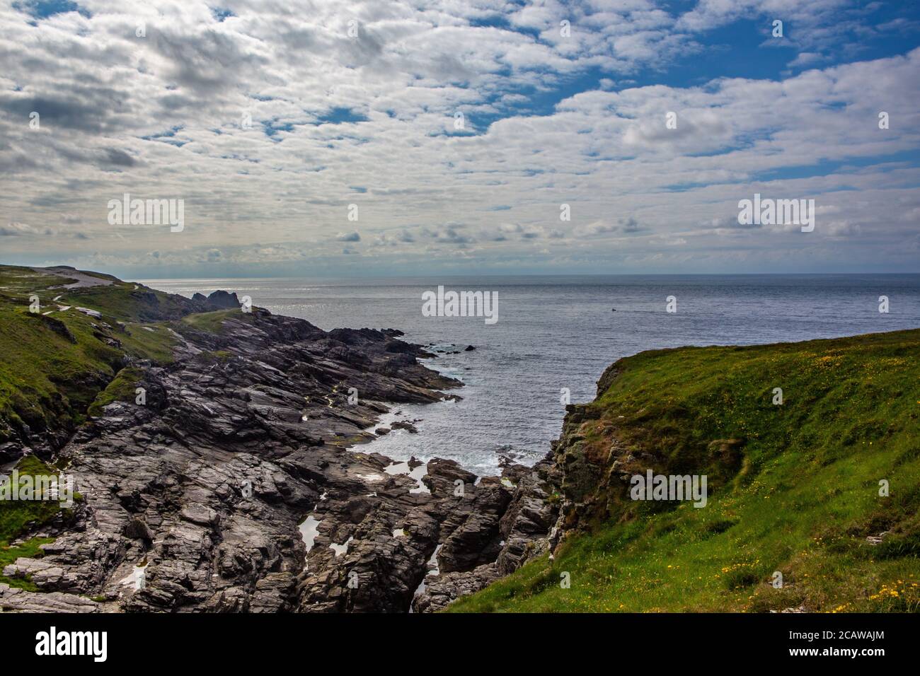 The coastal view of Malin Head, in Ireland Stock Photo - Alamy