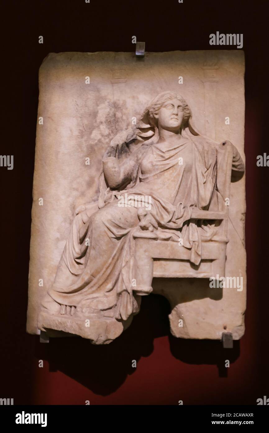 Statue in Istanbul Archaeological Museums, Istanbul City, Turkey Stock ...