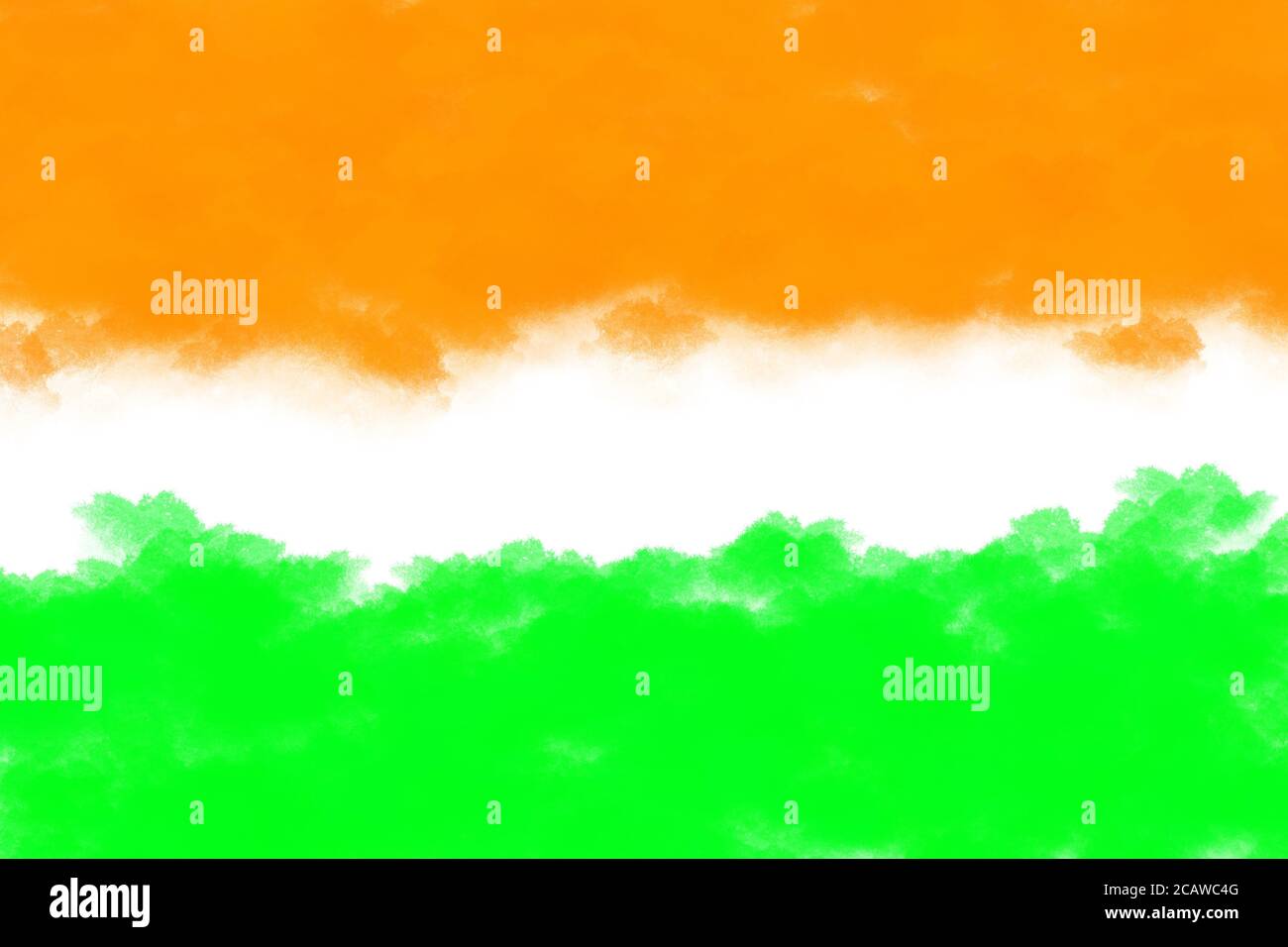 Illustration of the bright Indian flag colors Stock Photo - Alamy