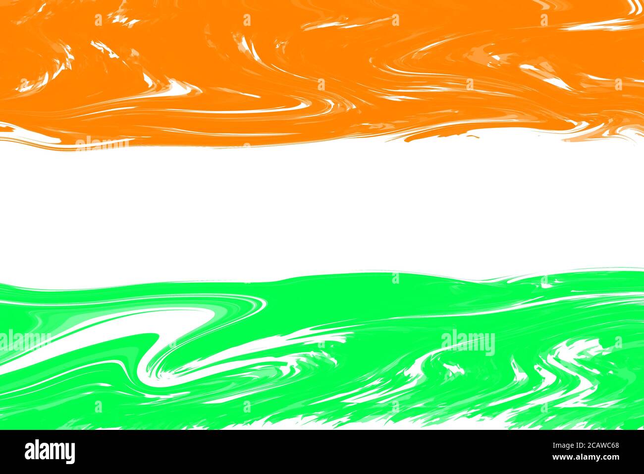 Illustration of the bright Indian flag colors Stock Photo - Alamy