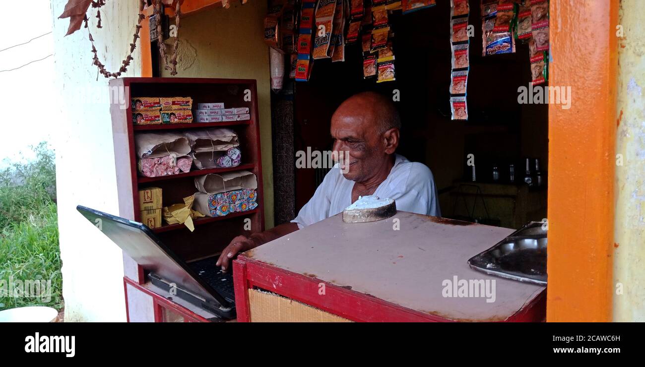 District Katni, Madhya Pradesh, India - 20 August 2019: An indian ...
