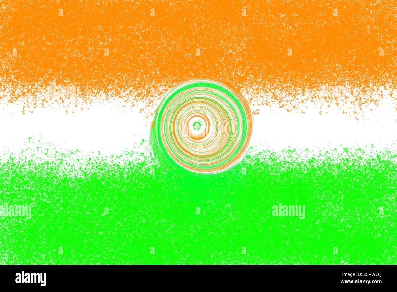 Illustration of the bright Indian flag colors Stock Photo - Alamy