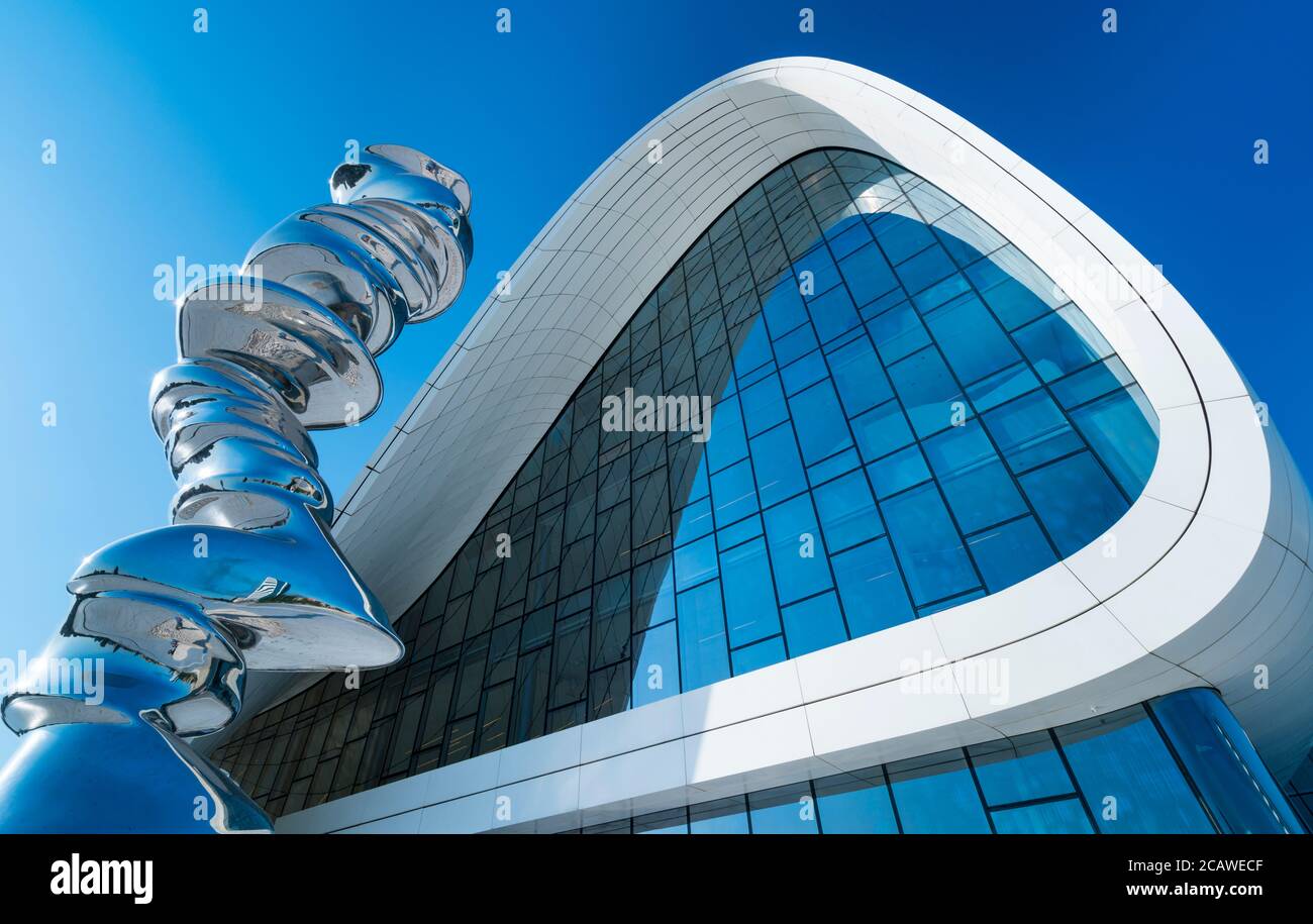 Zaha Hadid Architect Building, Heydar Aliyev Center, Baku City ...