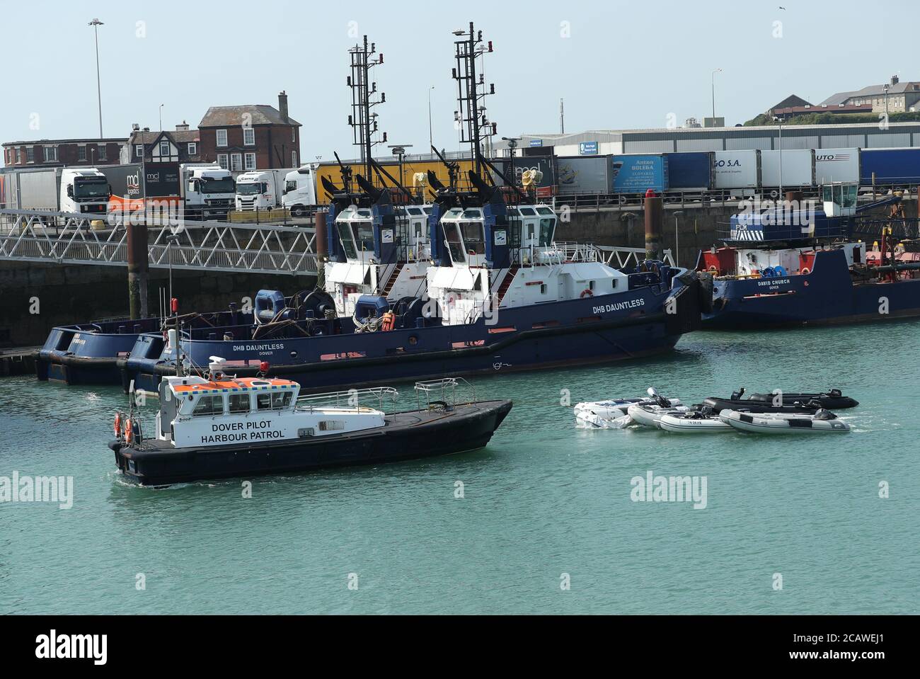 Dover harbour patrol hi-res stock photography and images - Alamy