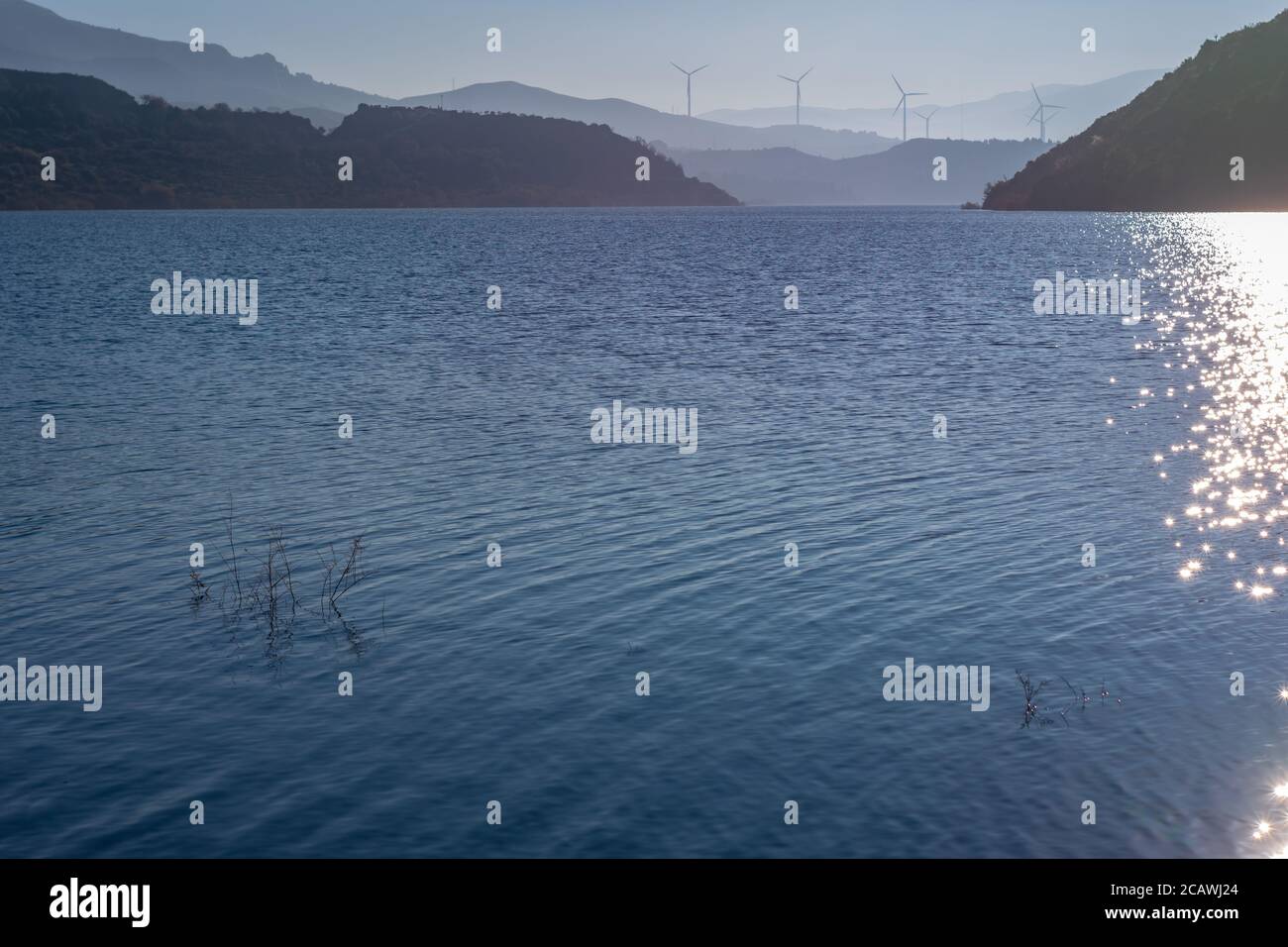 Lake and turbines hi-res stock photography and images - Alamy