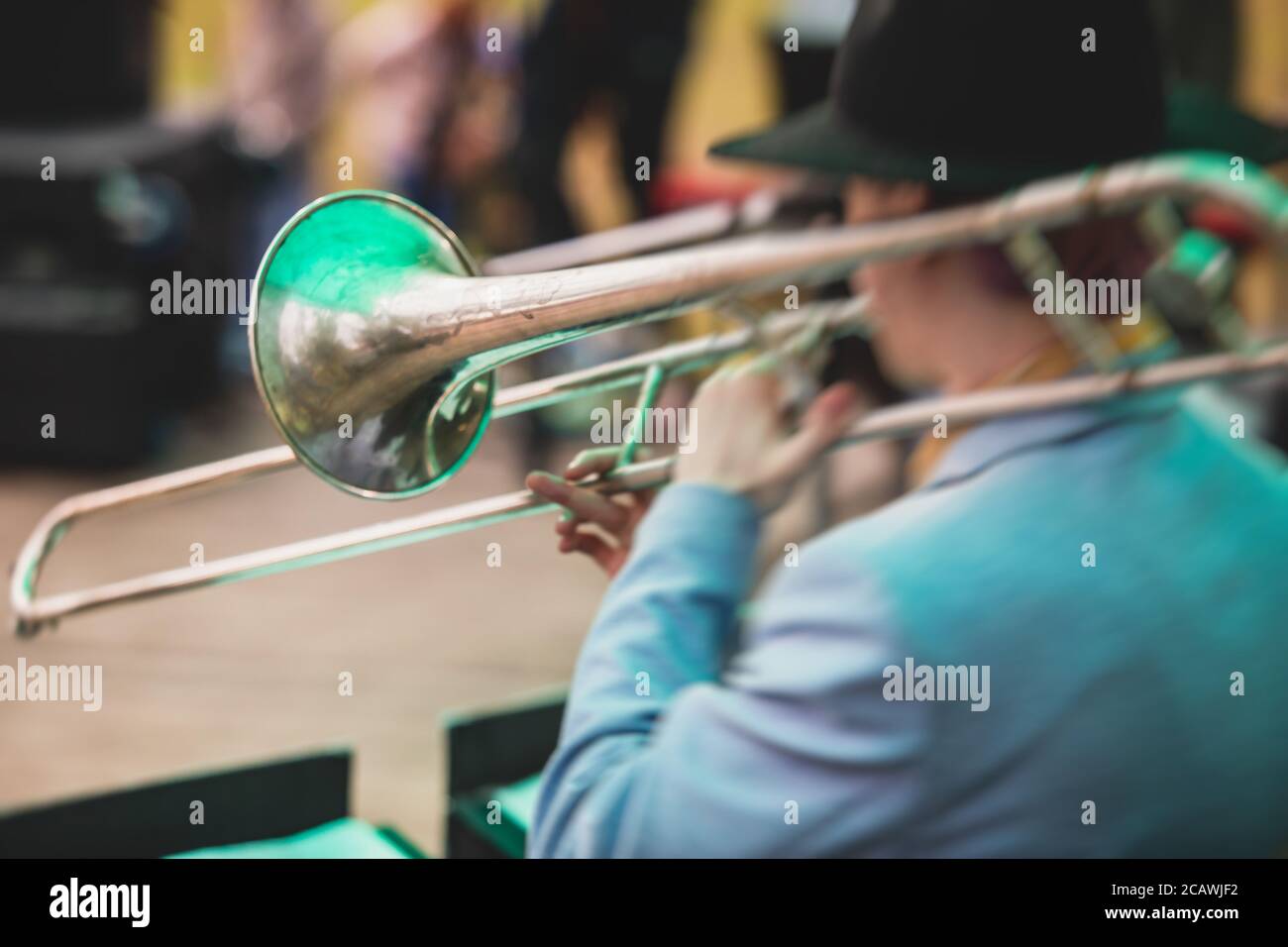 Professional trombonist hi-res stock photography and images - Alamy